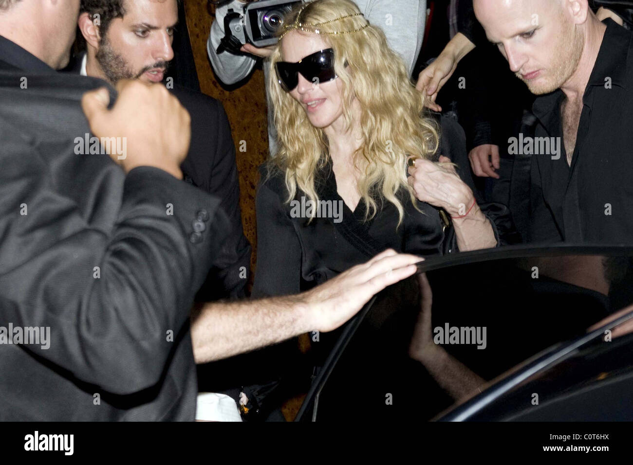 Guy Oseary and Madonna seen outside Bar Secreto where she had been ...