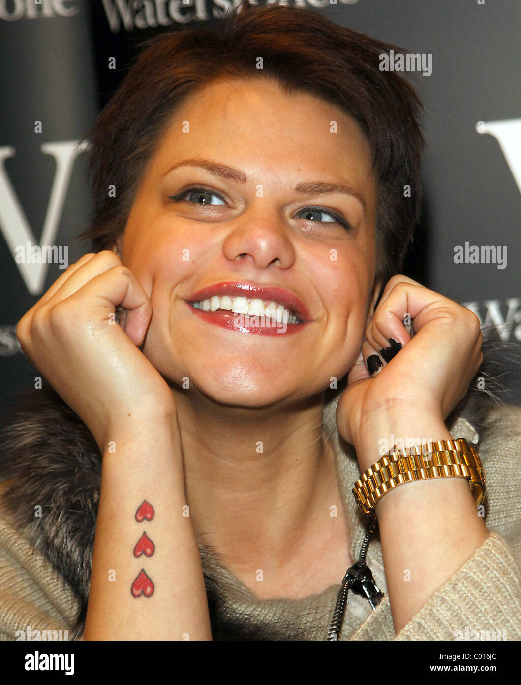 Big Brother star Jade Goody signs copies of her autobiography 'Catch A ...
