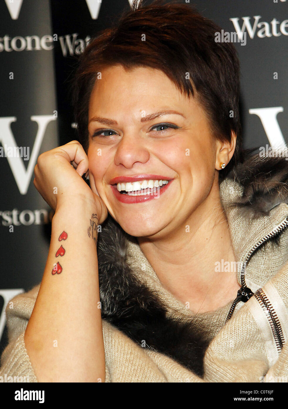 Big Brother star Jade Goody signs copies of her autobiography 'Catch A ...