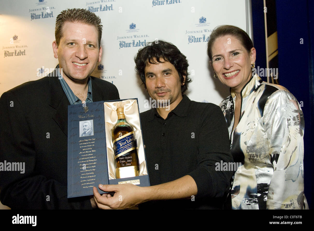 Jorge Ottati, Jorge Villamizar and Patricia Taylor Johnnie Walker Blue ...