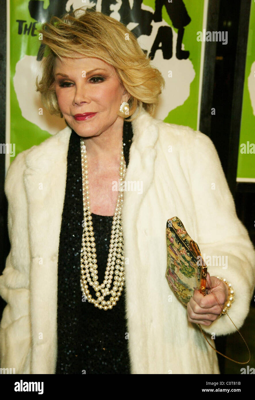 Joan Rivers Opening Night of the new Broadway Musical 'Shrek' at the ...