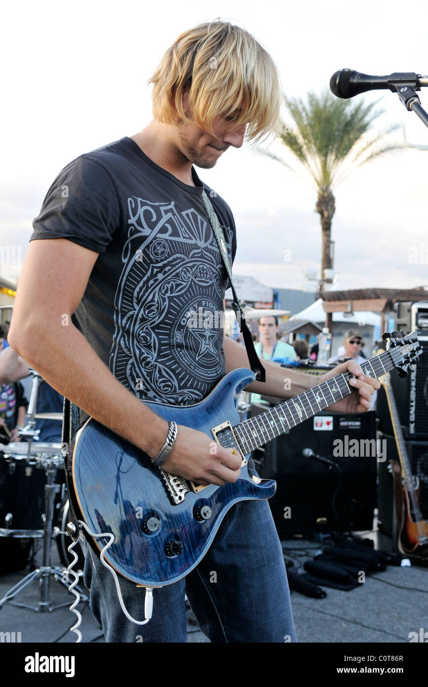 Jeff Cunningham of Ghost of Gloria appears on the 'picktheband stage ...