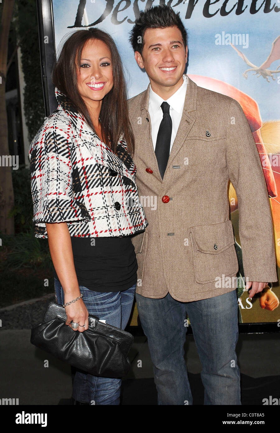 Brandon Michael Vayda and guest, Premiere of "The Tale of Despereaux ...