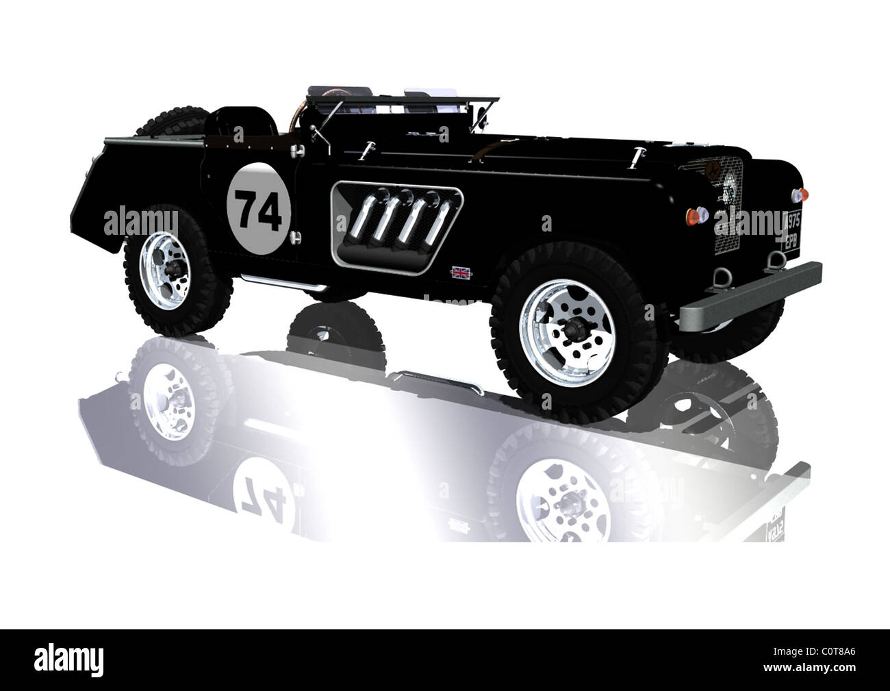 Classic land rover Cut Out Stock Images & Pictures - Alamy