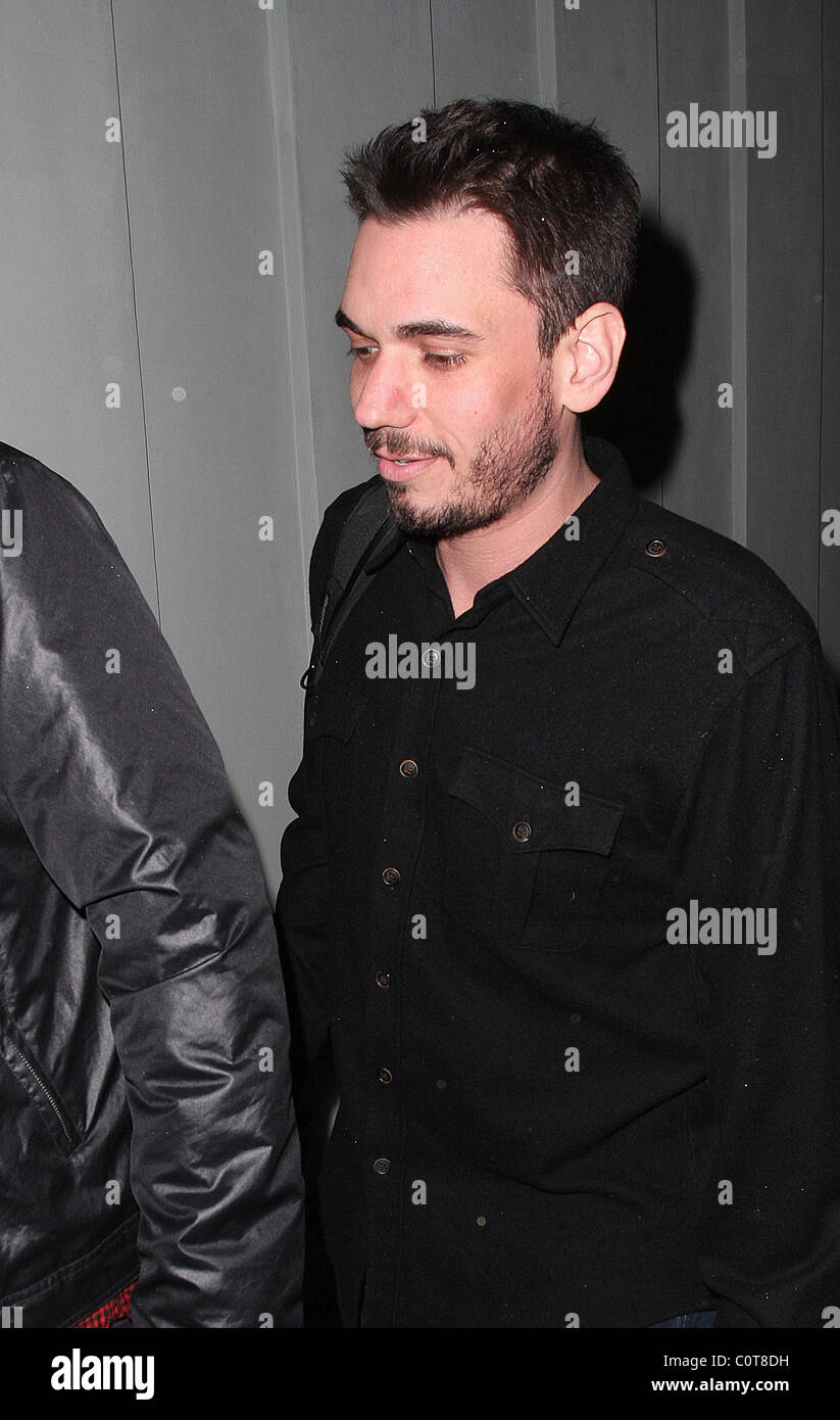 Adam Goldstein aka DJ AM arrives at Foxtail nightclub Los Angeles ...