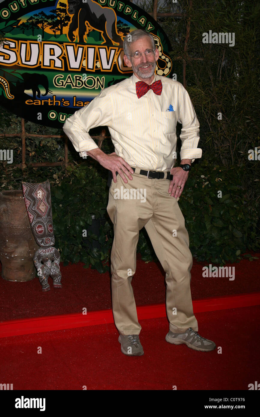 Winner of Survivor Gabon, Bob Crowley The Survivor Gabon Finale held at ...