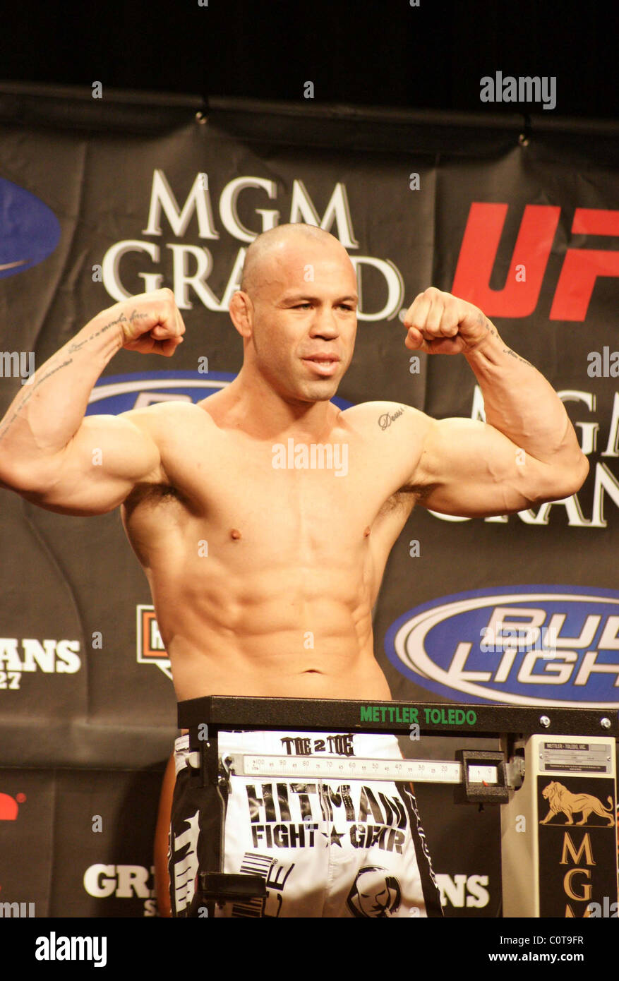 Wanderlei Silva at the UFC 92 Weigh-in held at the MGM Hotel and Casino ...