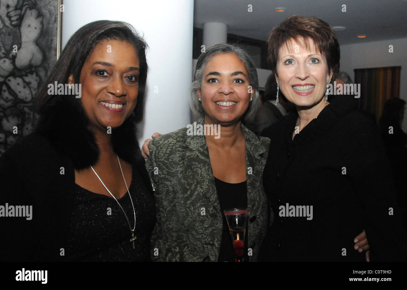 Roz McPherson, Carol Lawrence and Diana Semingson Karen Daroff hosts a ...