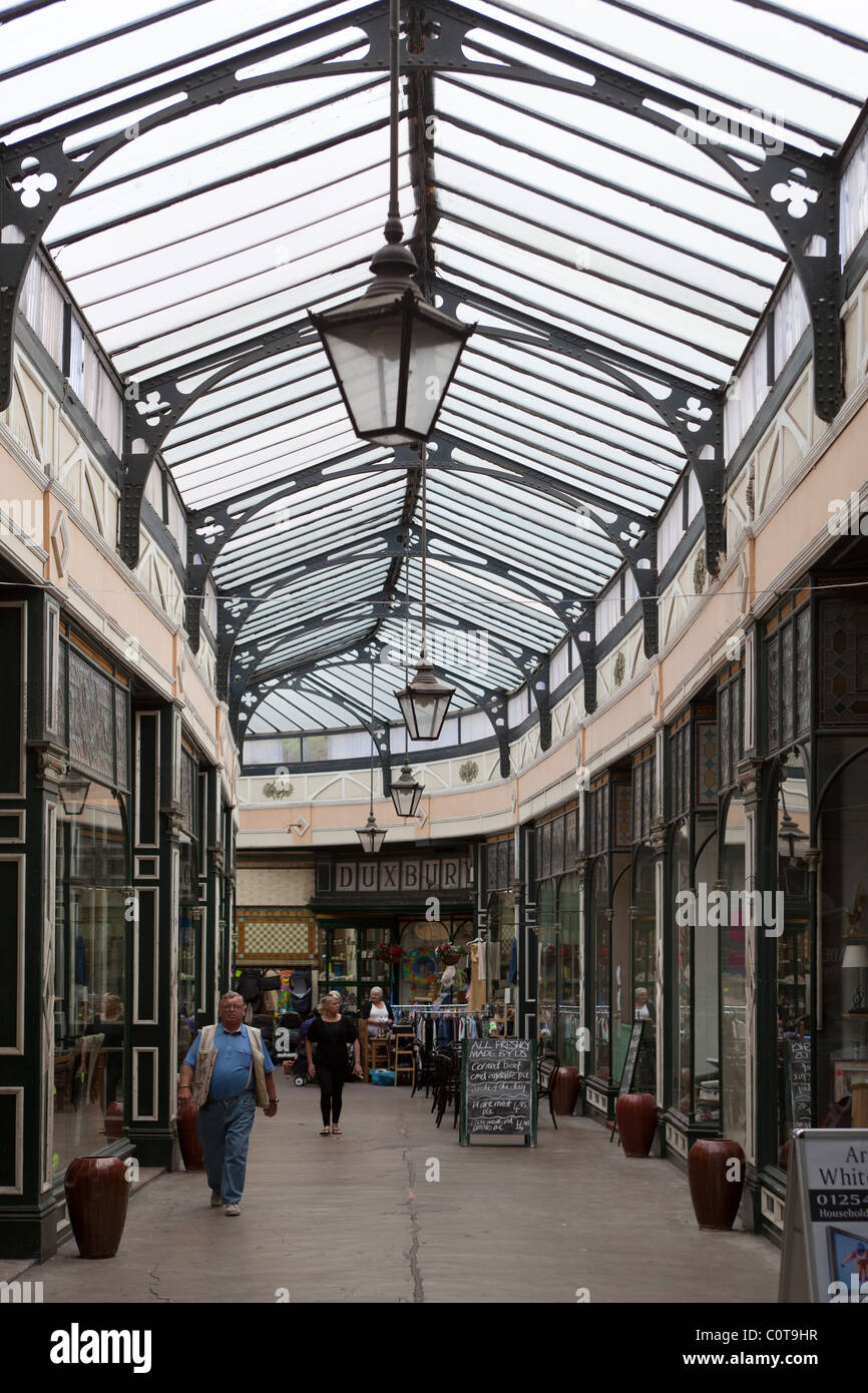 Victoria Arcade Accrington UK Stock Photo - Alamy
