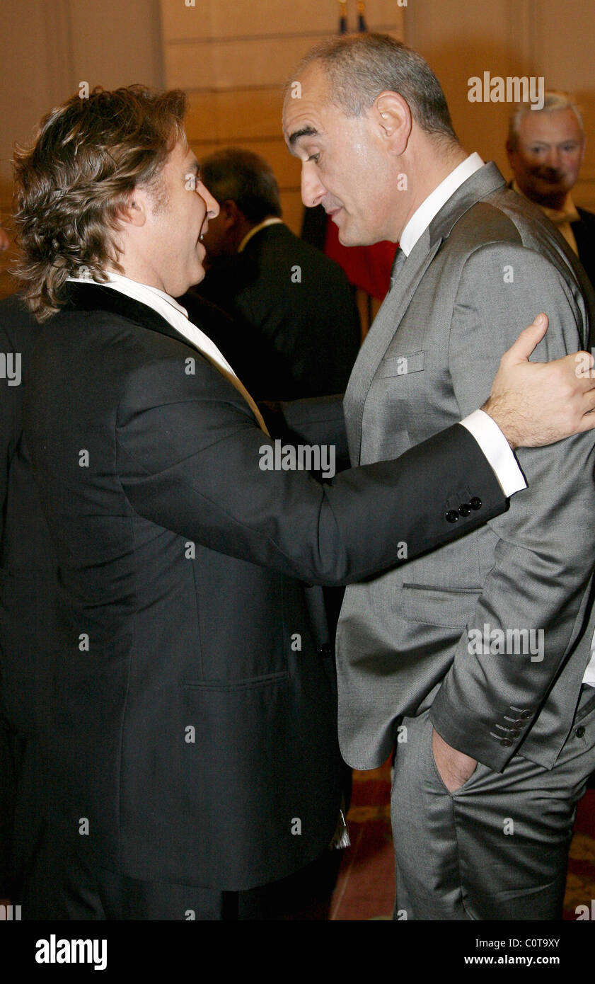 Roberto Alagna and Pascal Negre the Tenor singer was honored with the ...