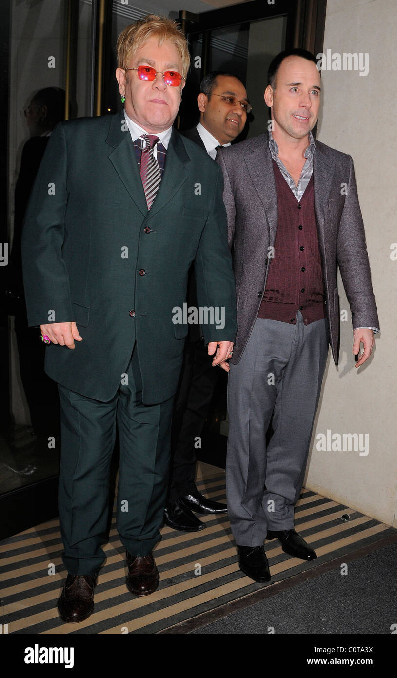 Partner of sir elton john hi-res stock photography and images - Alamy
