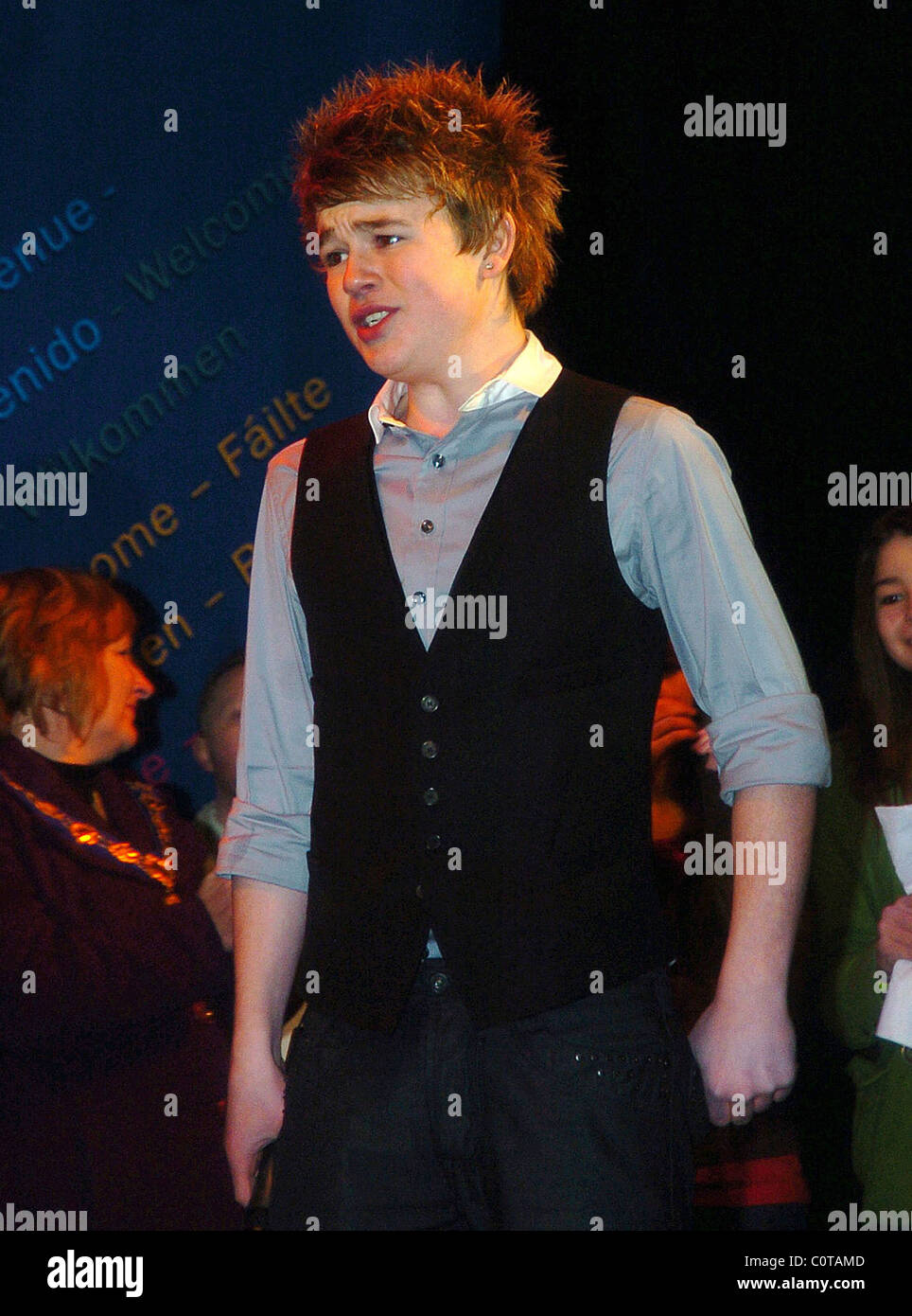 Eoghan Quigg The X Factor contestant performing a homecoming gig at ...