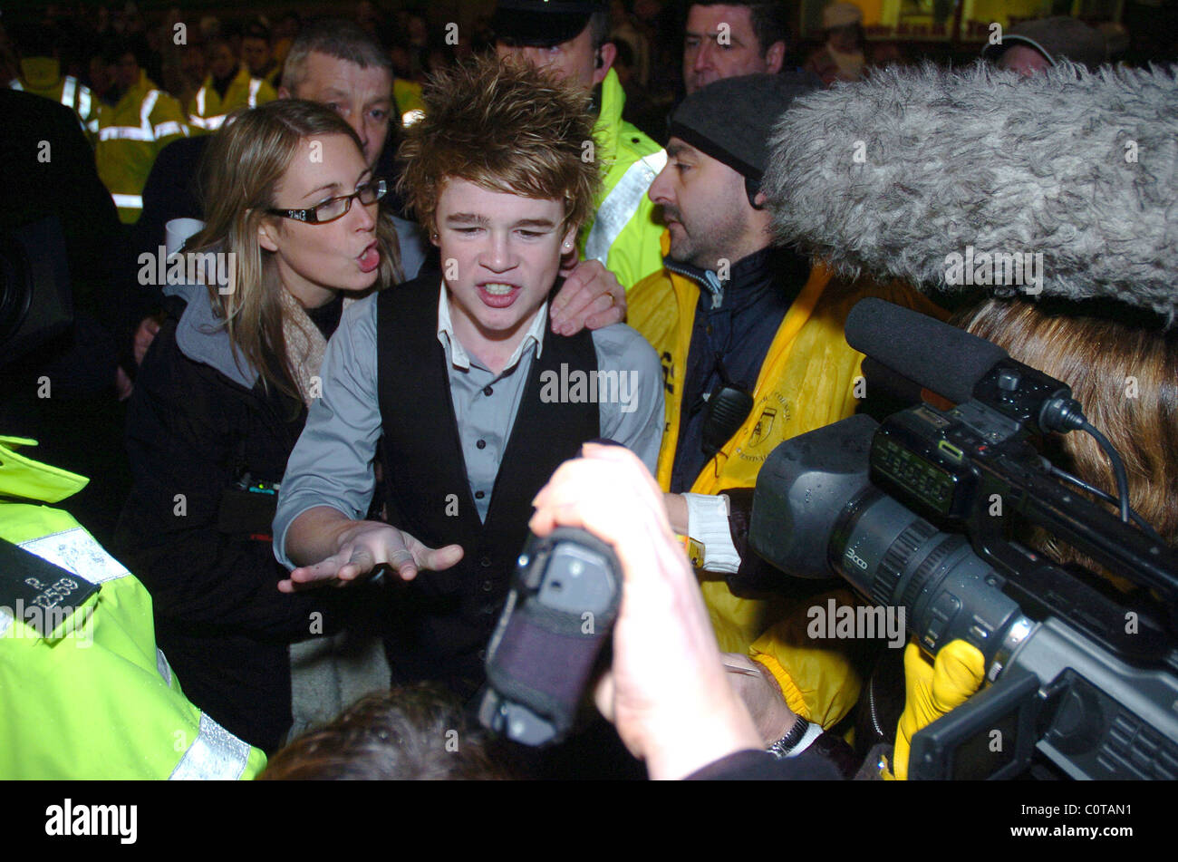 Eoghan Quigg The X Factor contestant performing a homecoming gig at ...