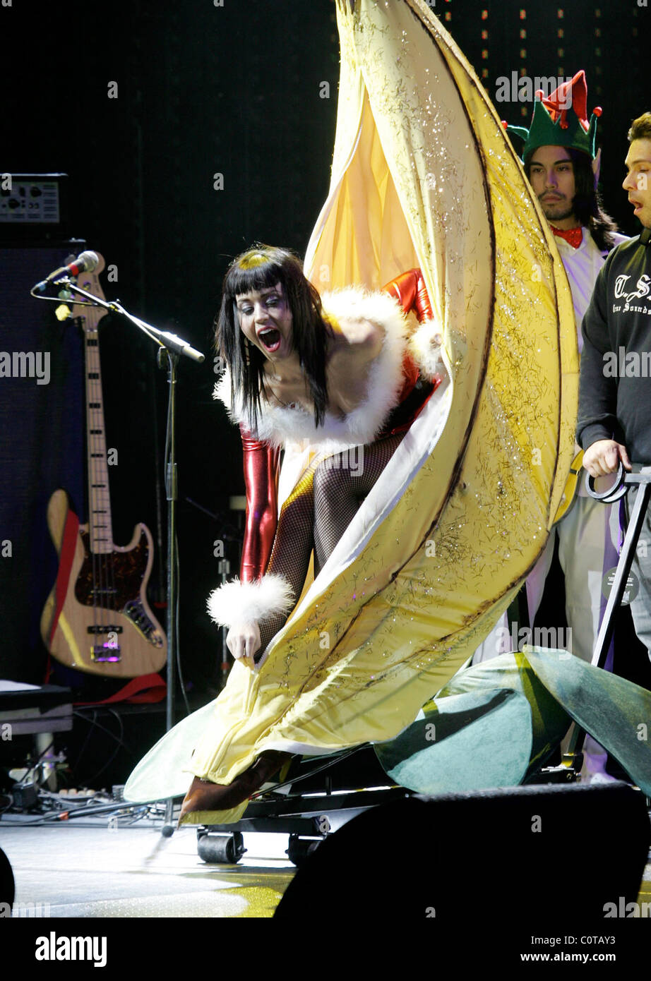 Katy Perry performing live on stage in Los Angeles. Los Angeles ...