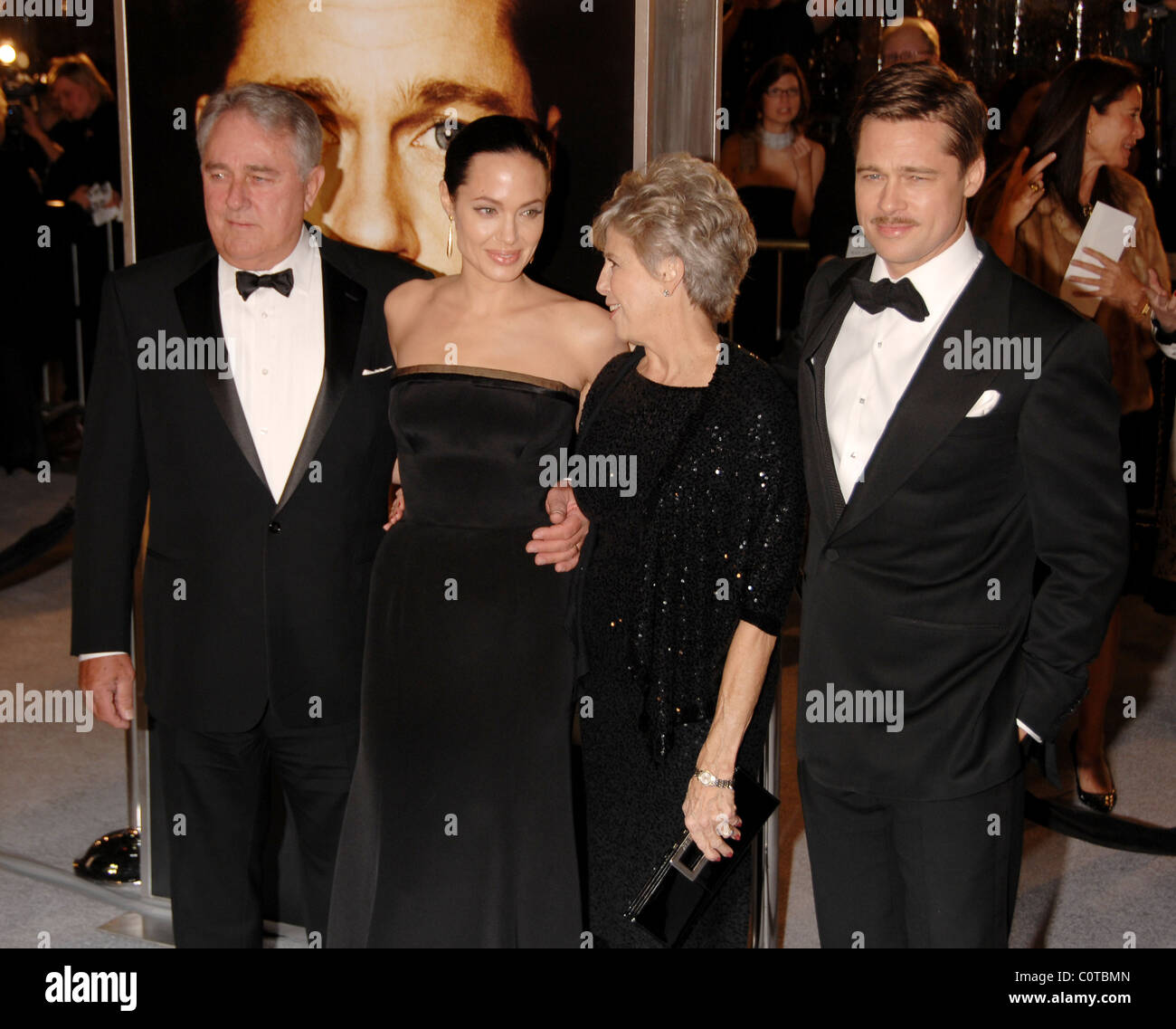 Bill Pitt, Angelina Jolie, Jane Pitt and Brad Pitt arrive for the Los ...