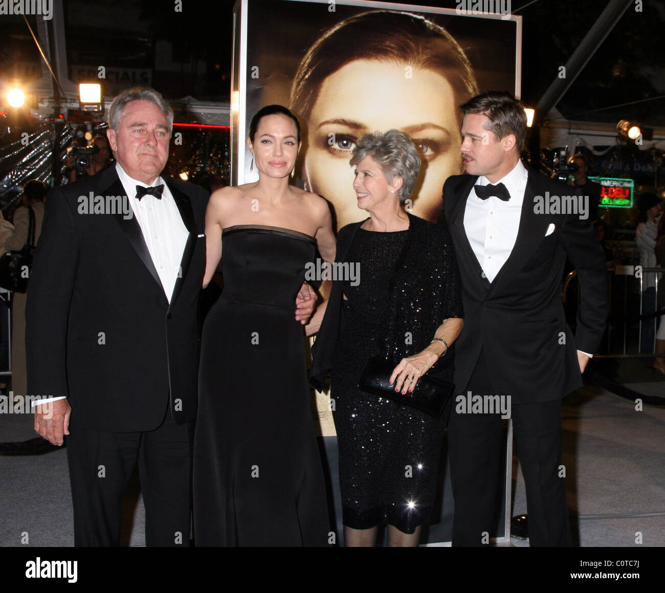 Bill Pitt, Angelina Jolie, Jane Pitt and Brad Pitt The LA Premiere of ...
