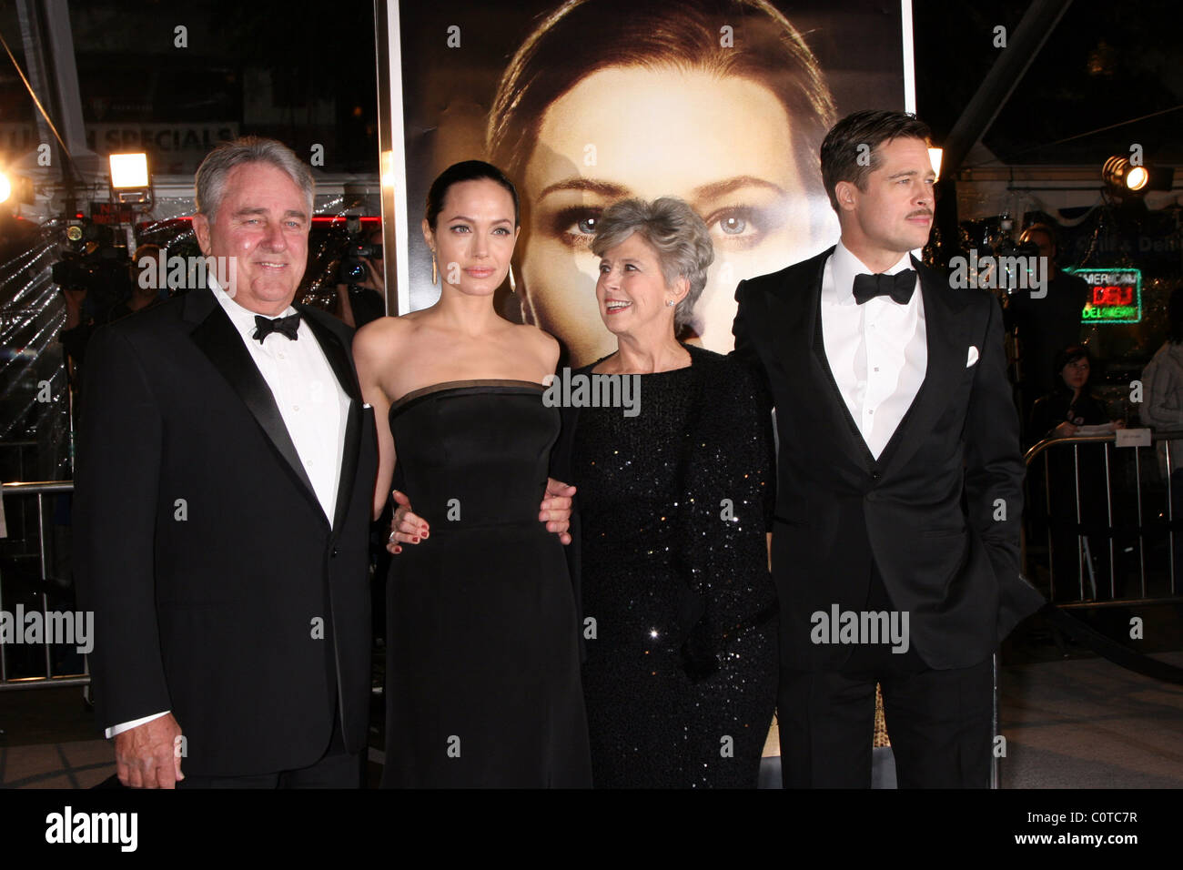 Bill Pitt, Angelina Jolie, Jane Pitt and Brad Pitt The LA Premiere of ...