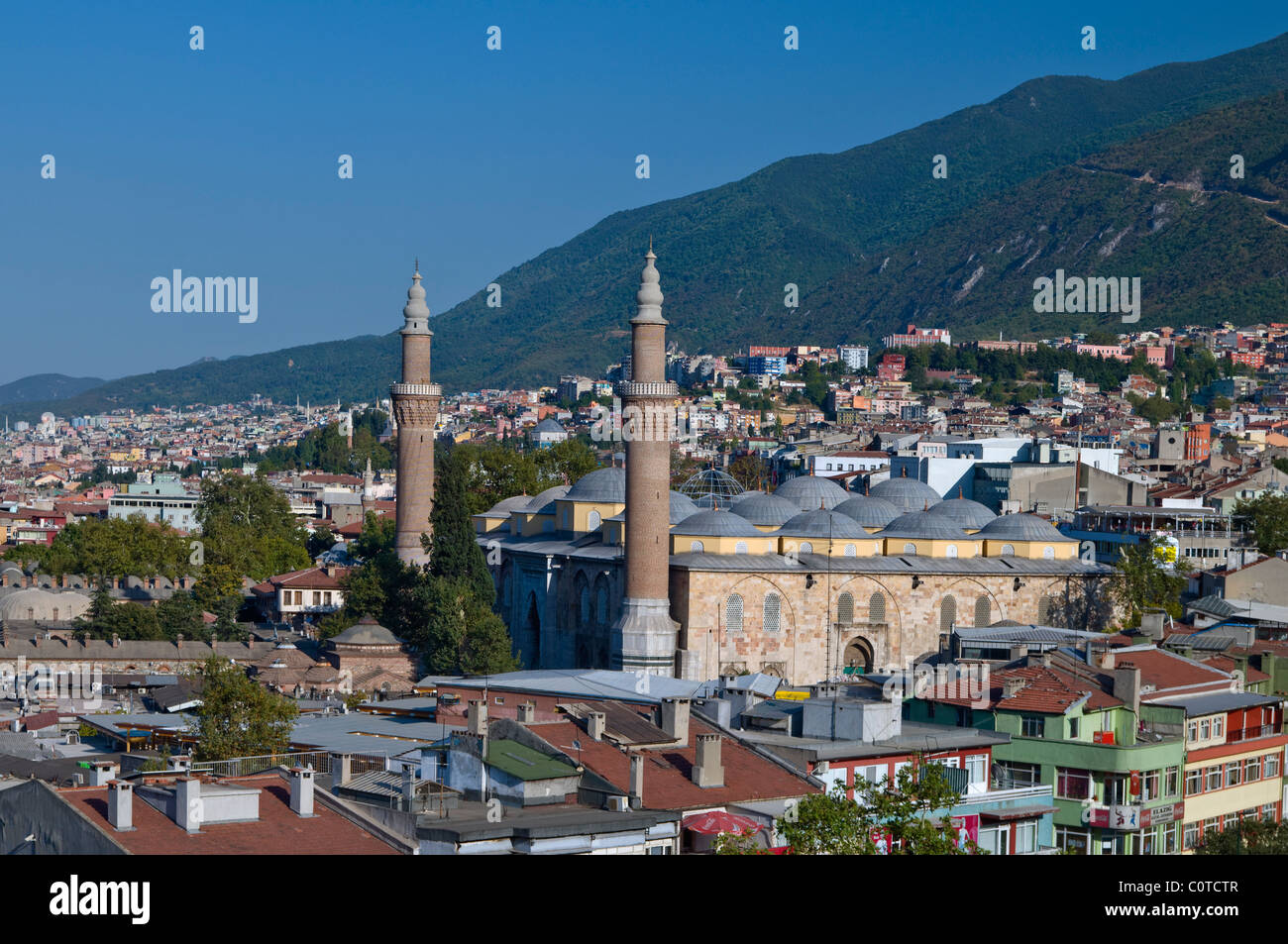 Bursa Grand Mosque or Ulu Camii is a mosque in Bursa, Turkey Stock ...