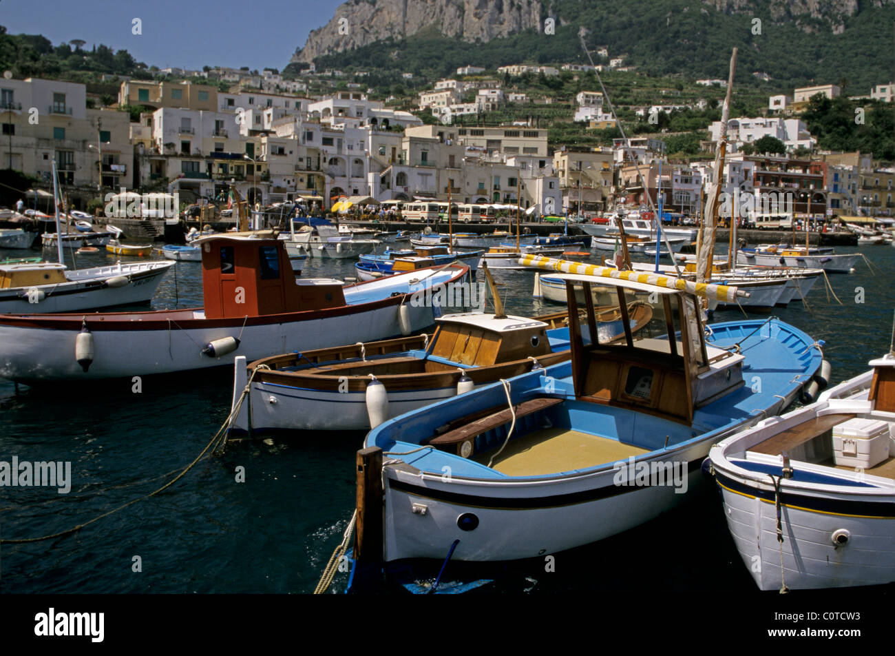 Italy Amalfi Coast Isle of Capri Stock Photo - Alamy