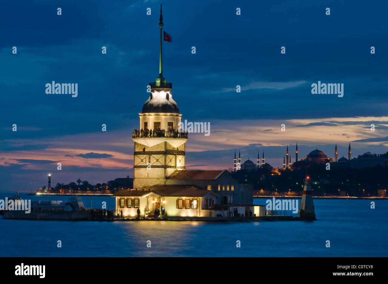 The Maiden's Tower ( Kiz Kulesi), Byzantine periods as Leander's Tower ...