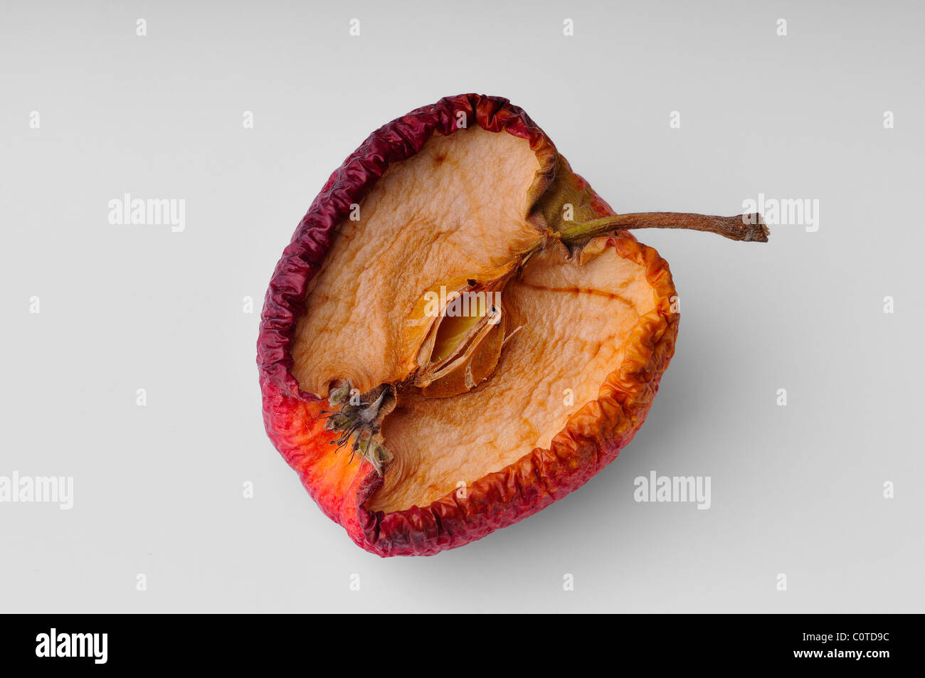 Old cut apple Stock Photo - Alamy