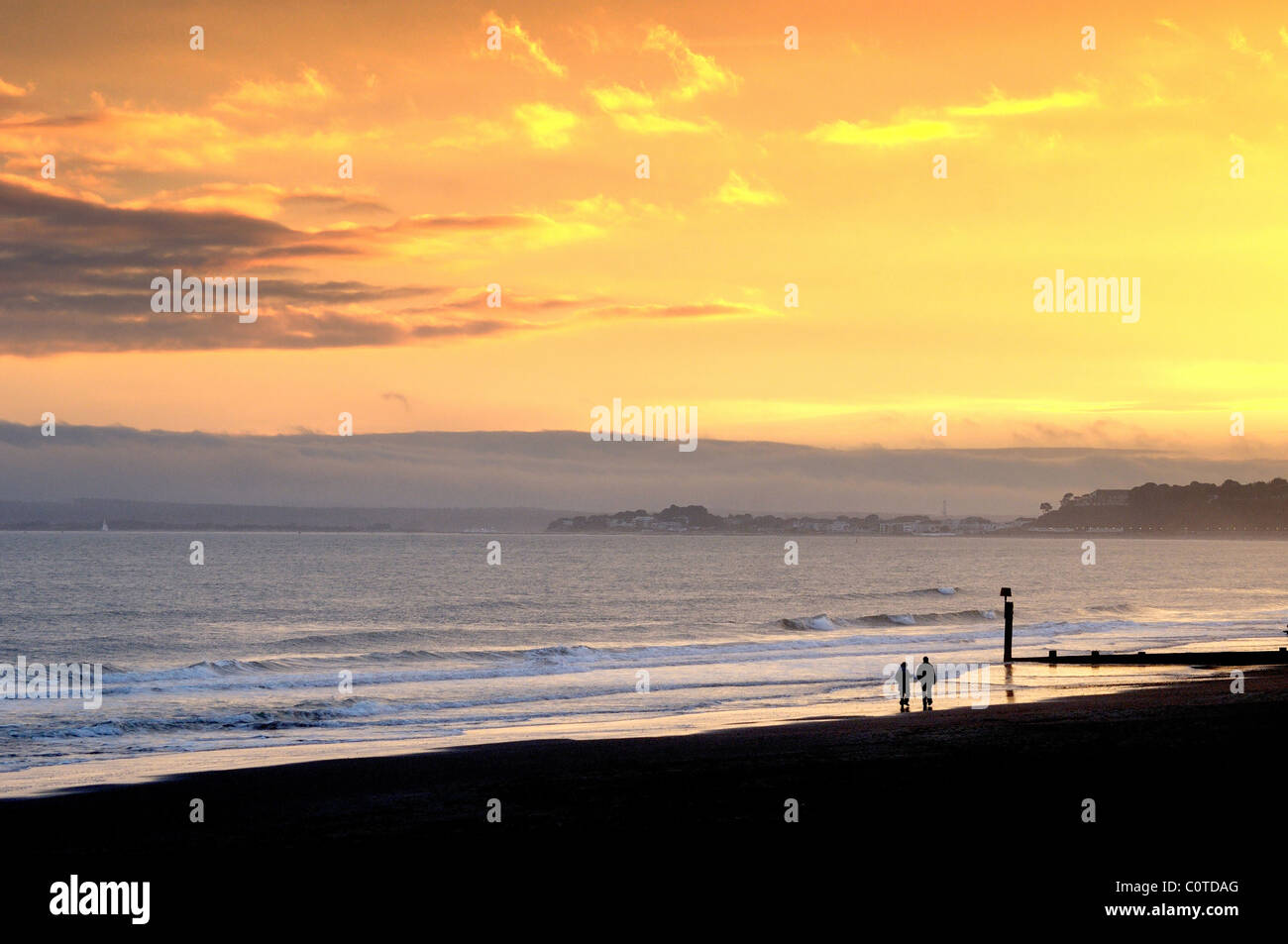 Bournemouth Beach Sunset High Resolution Stock Photography and Images - Alamy
