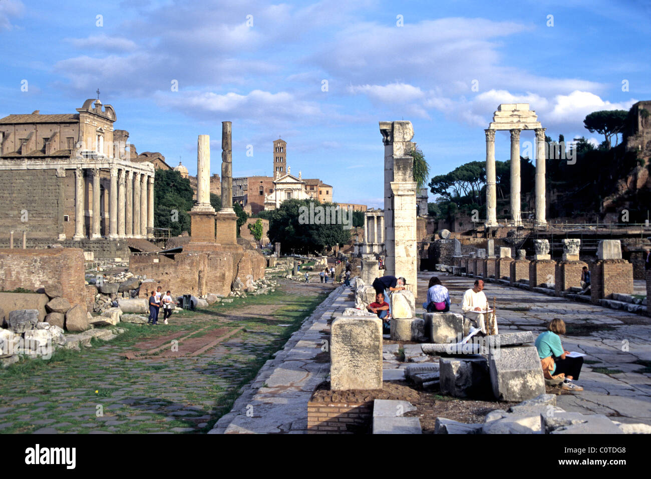 Italy Rome Roman Forum Stock Photo - Alamy