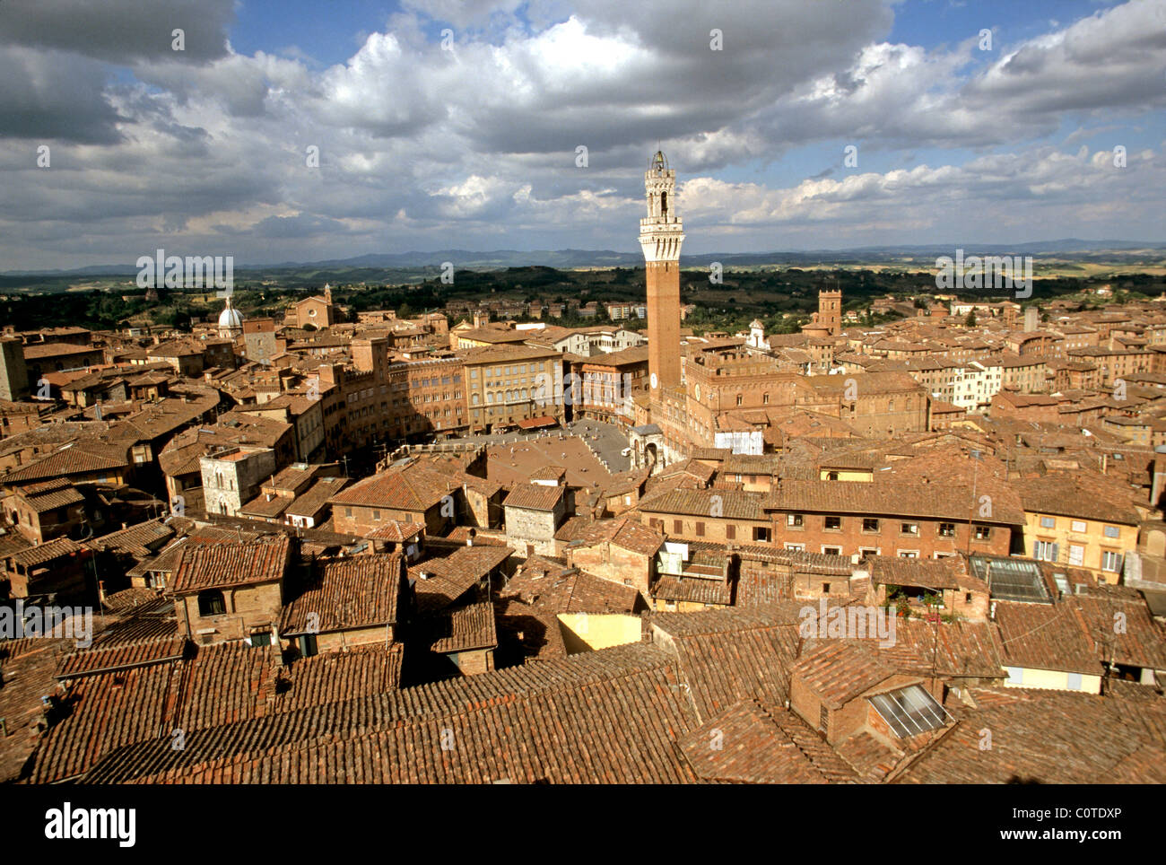 Siena aerial hi-res stock photography and images - Alamy