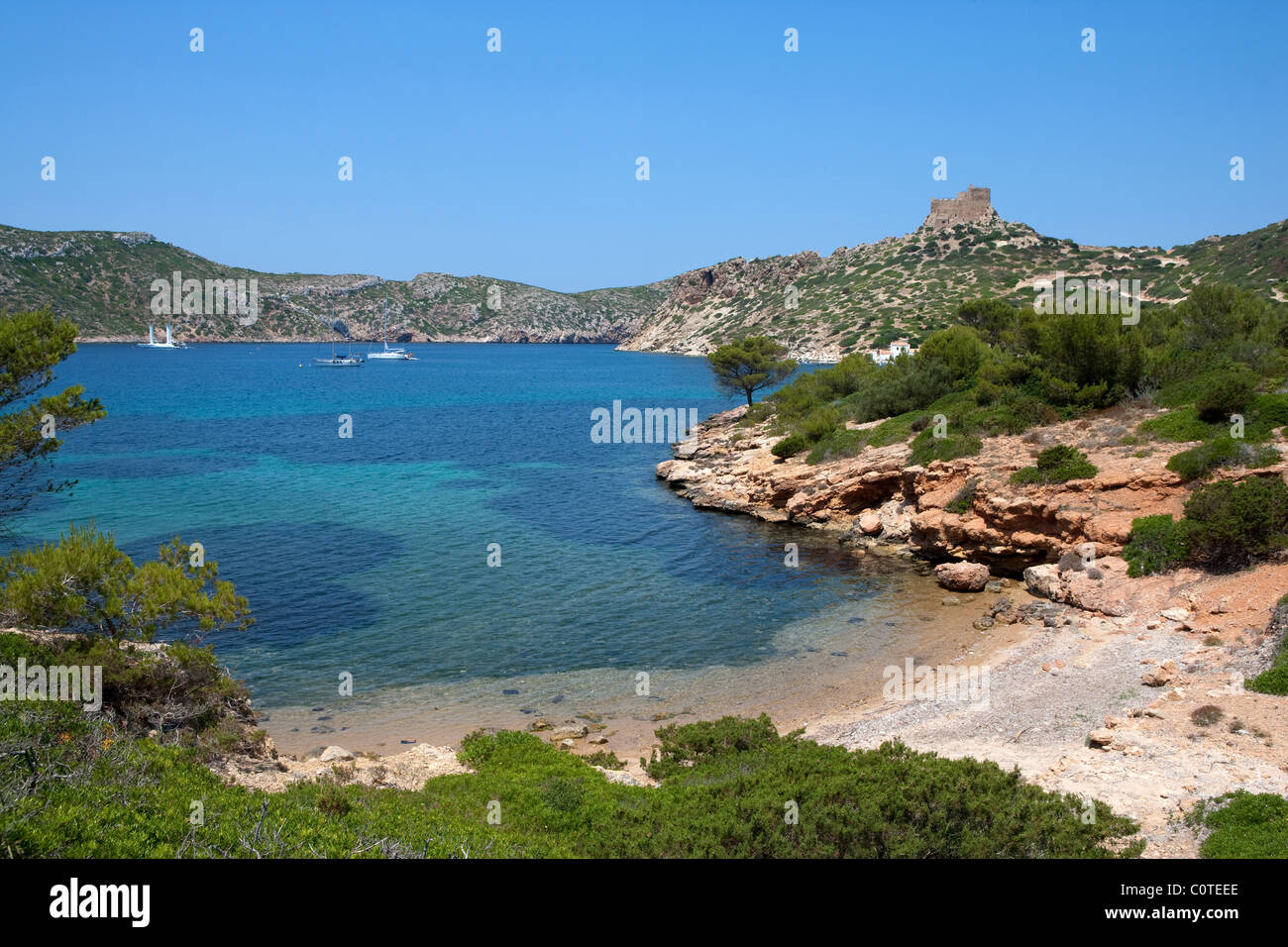 Cabrera island gulf, National nature marine reserve, Mallorca Majorca ...