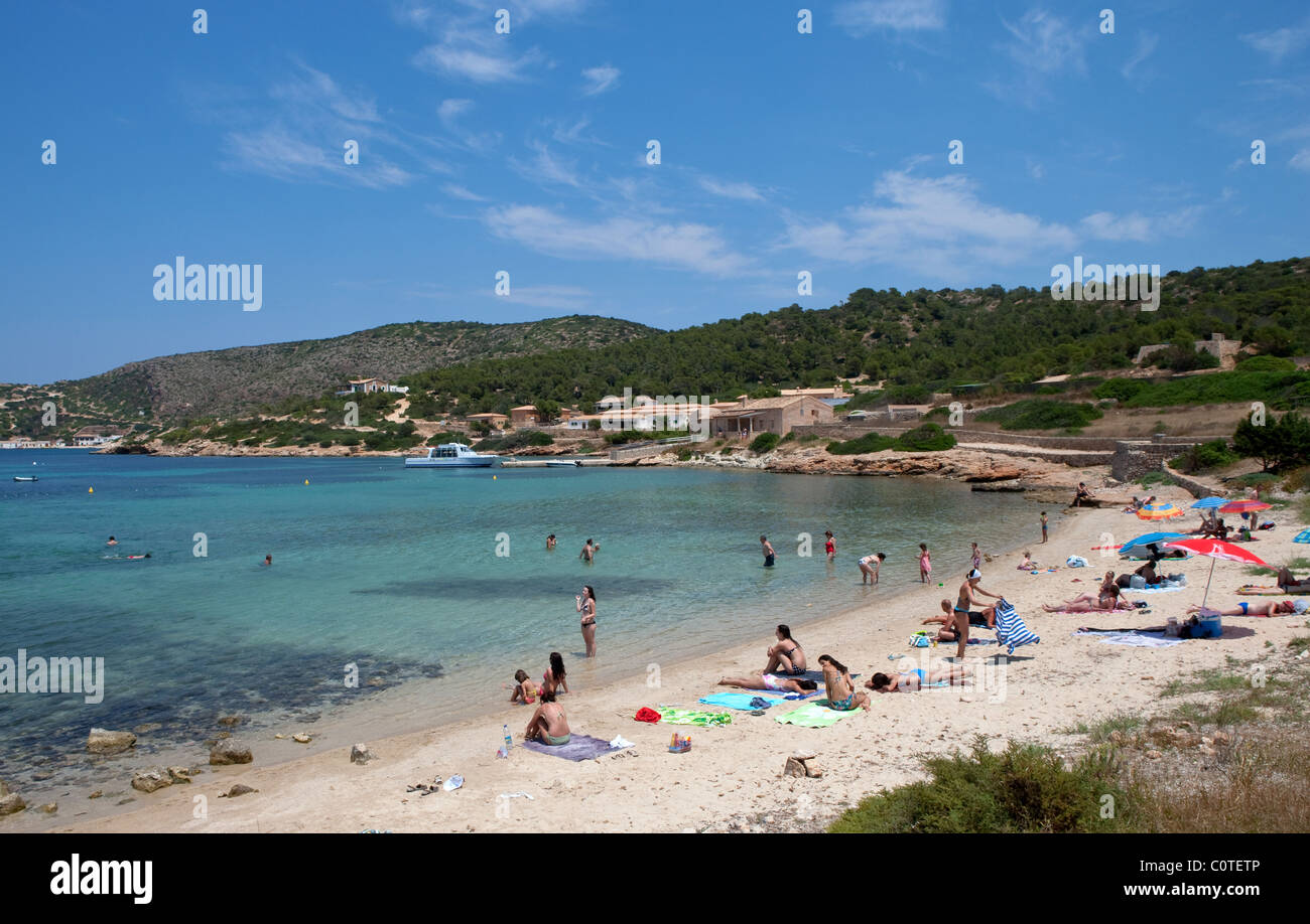 Cabrera island beach, National nature marine reserve, Mallorca Majorca ...