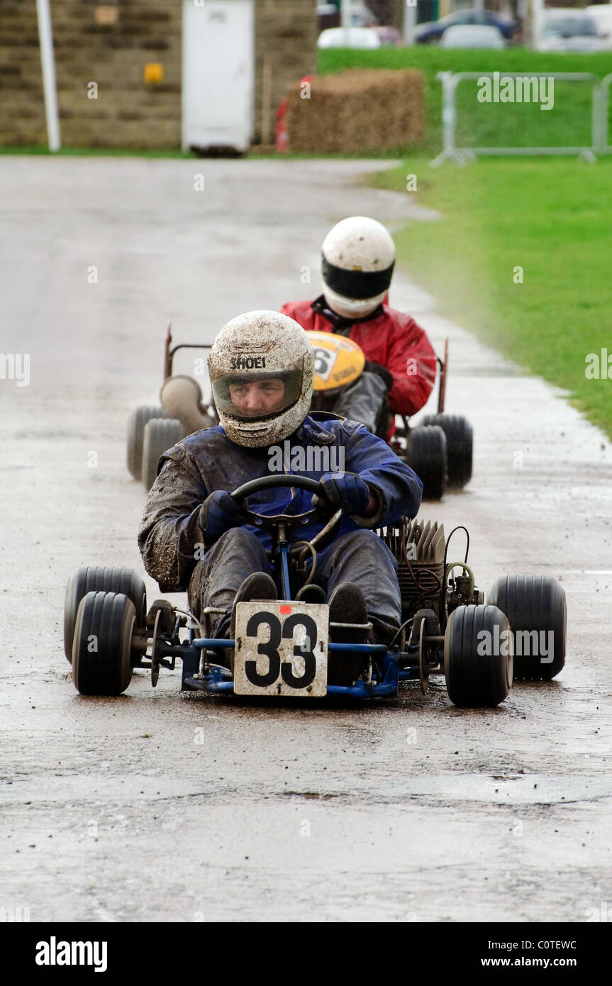 Classic karting race retro hi-res stock photography and images - Alamy
