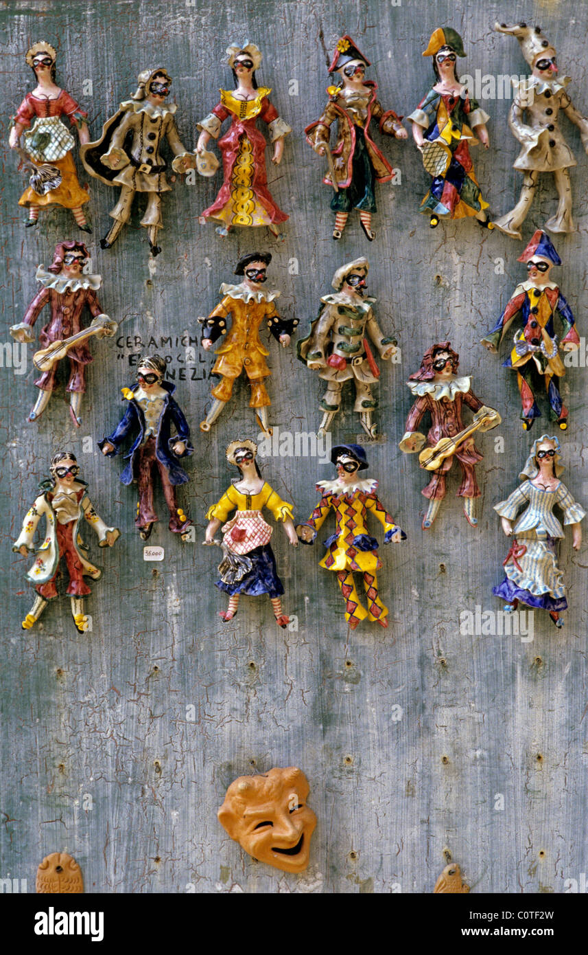 Italy Venice ceramic doll shop display Stock Photo - Alamy