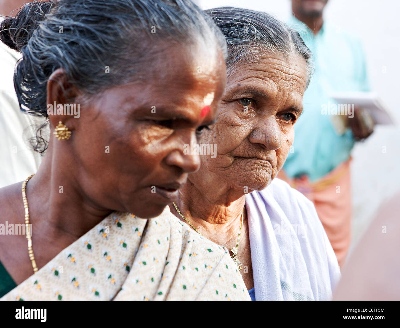 Kerala old women hi-res stock photography and images - Alamy