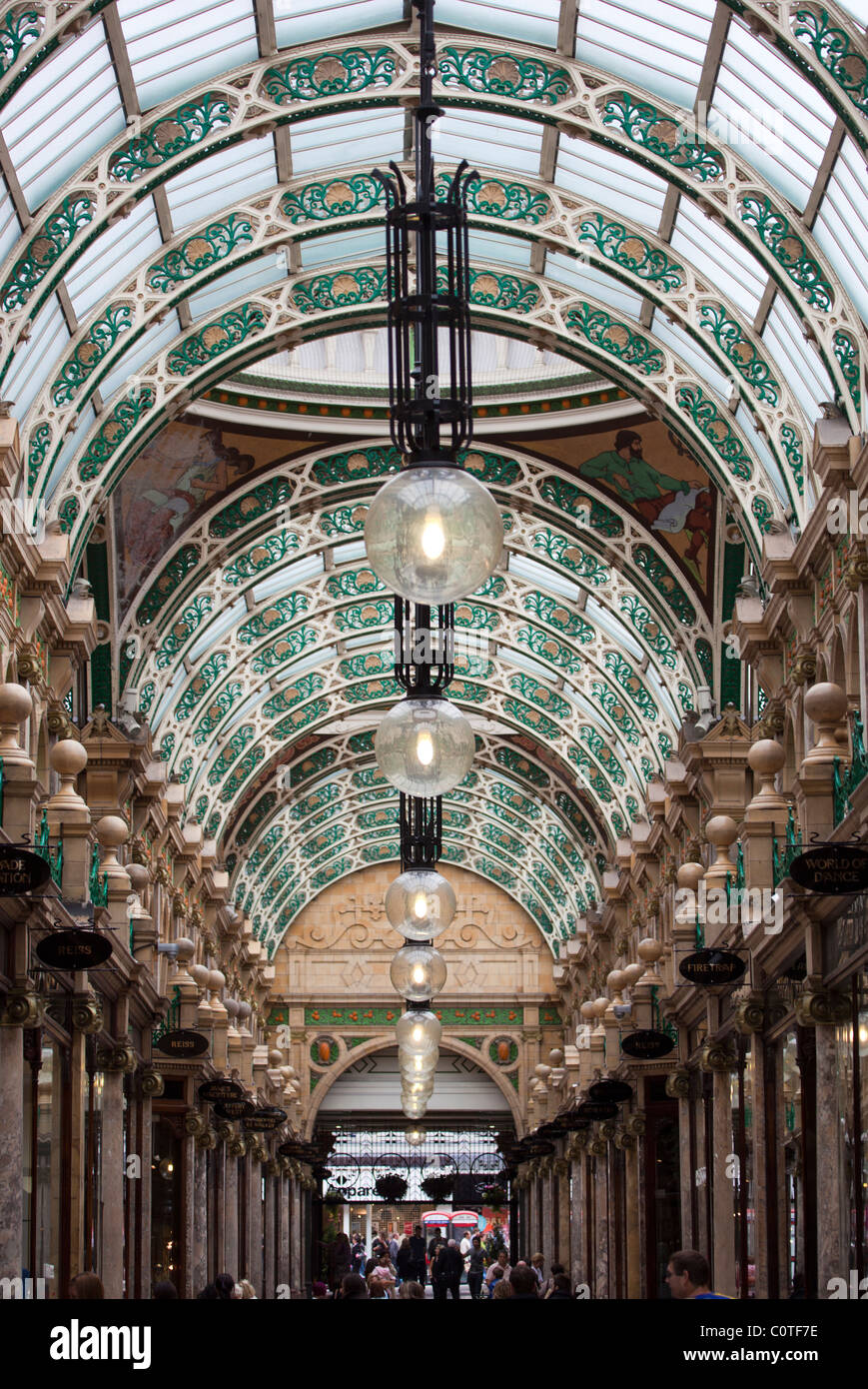 County Arcade Leeds UK Stock Photo - Alamy