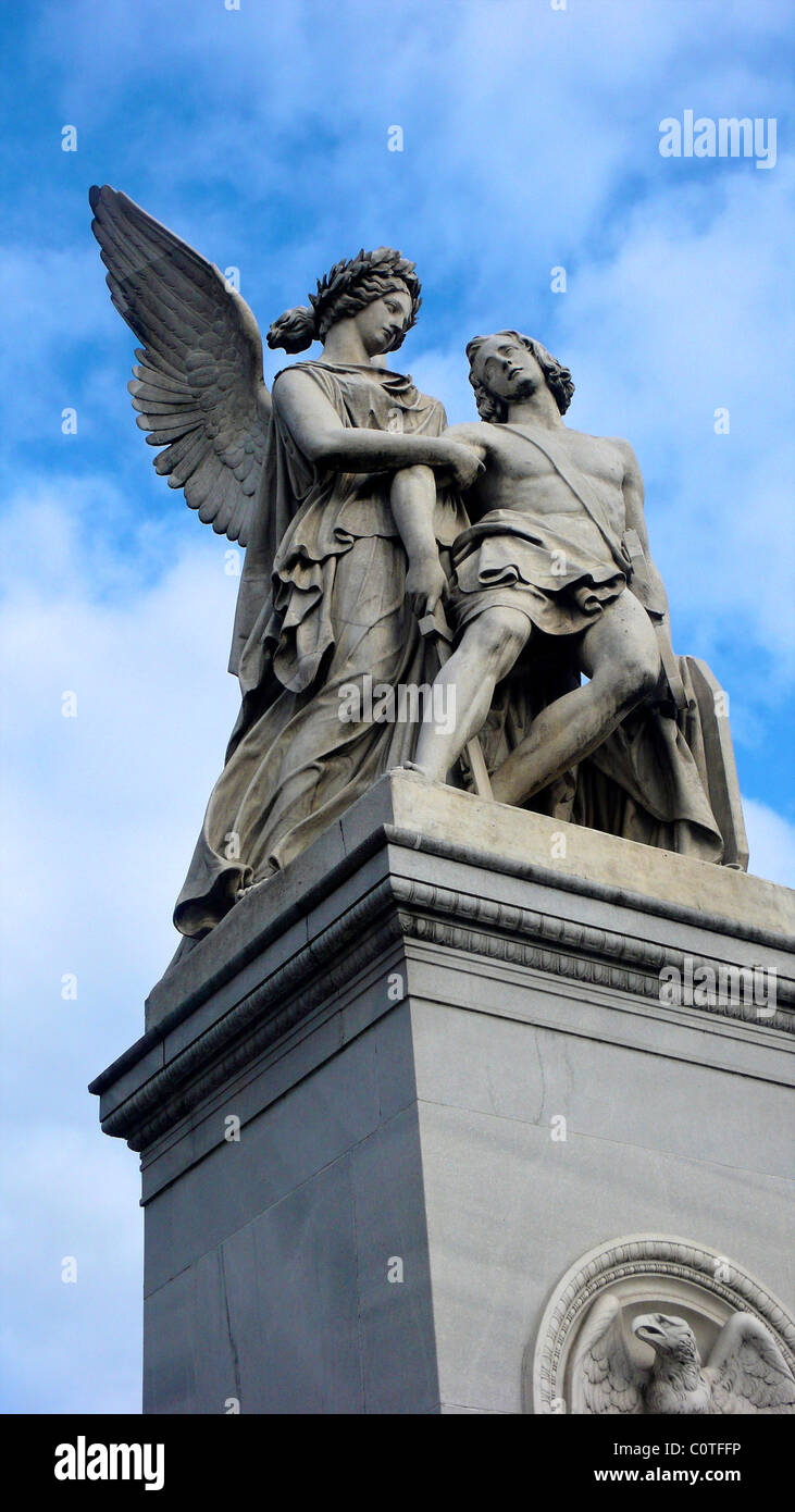 Statues Berlin bridge Stock Photo - Alamy