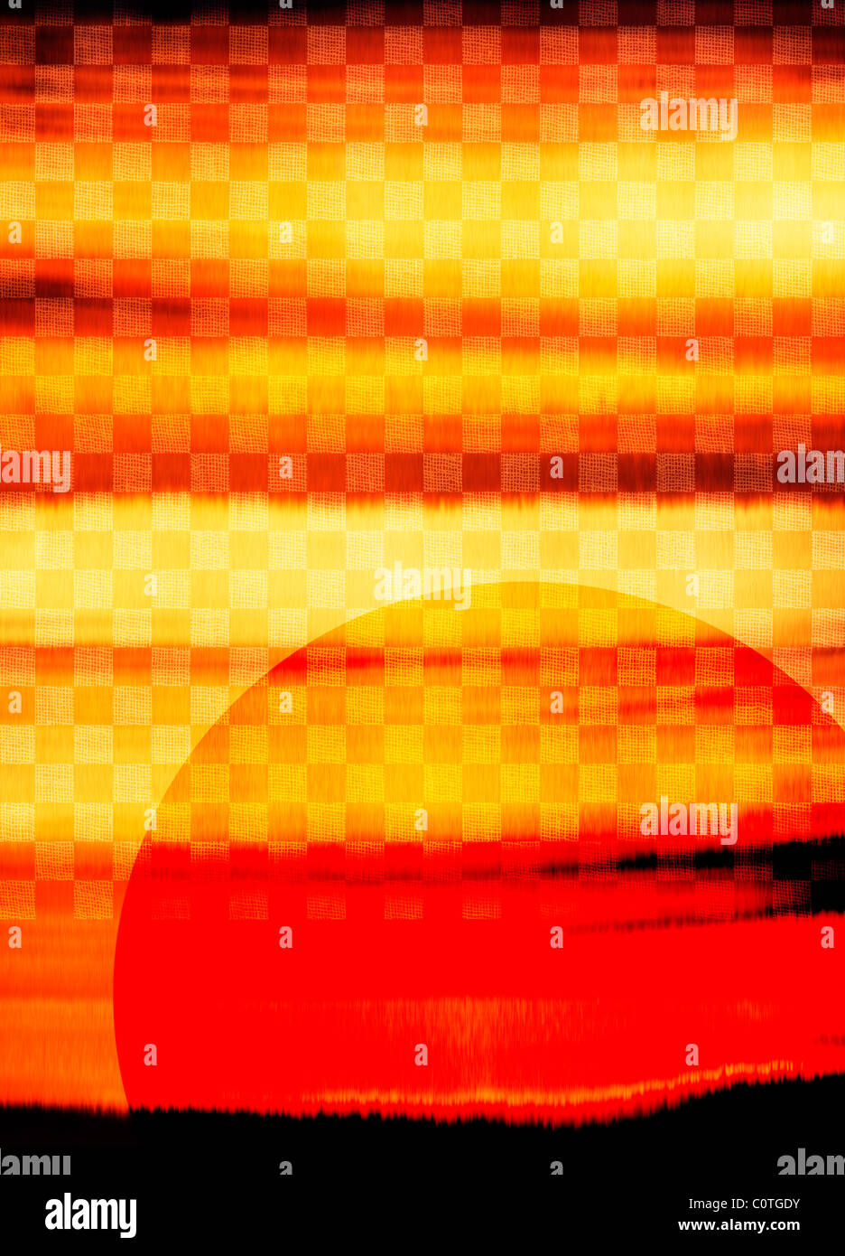 Red Circle on Check Backgrounds Stock Photo - Alamy