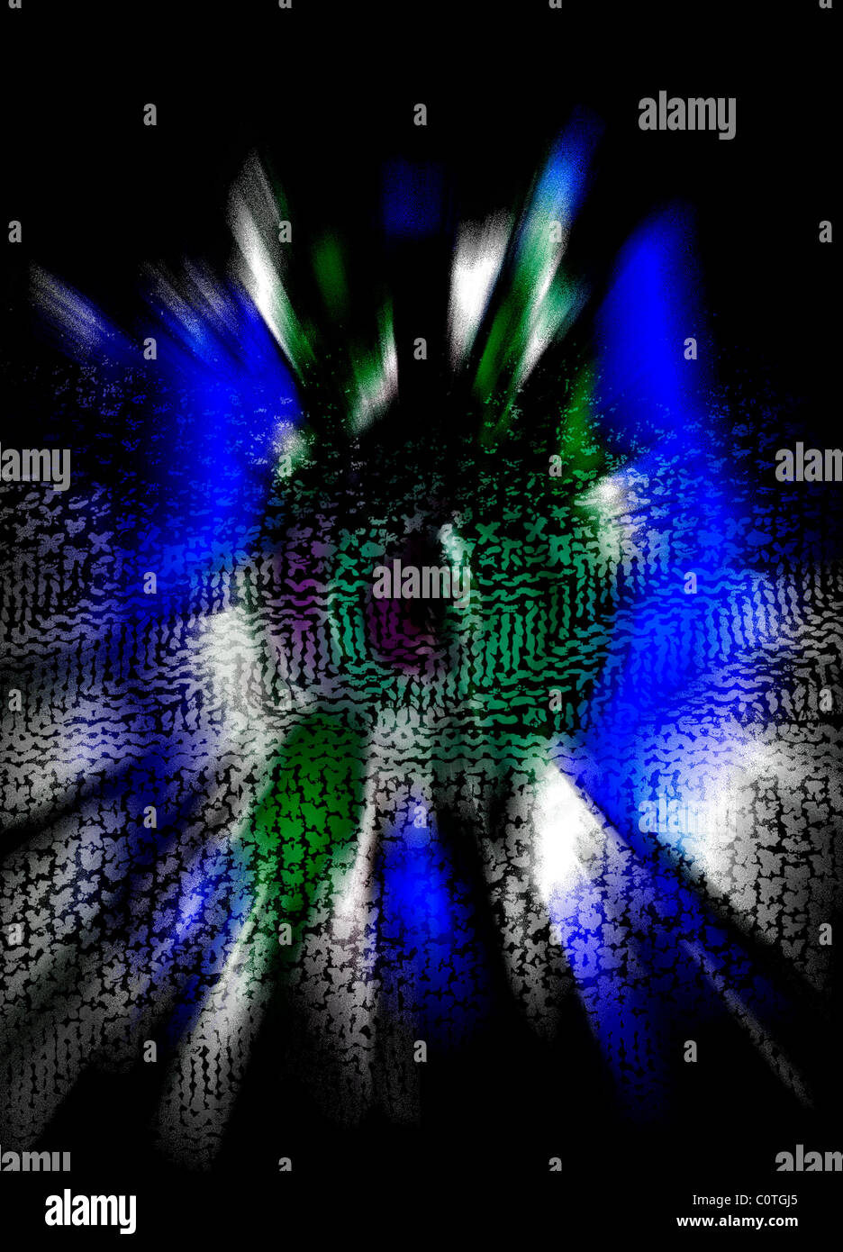 Bright Ray on Black Backgrounds Stock Photo - Alamy