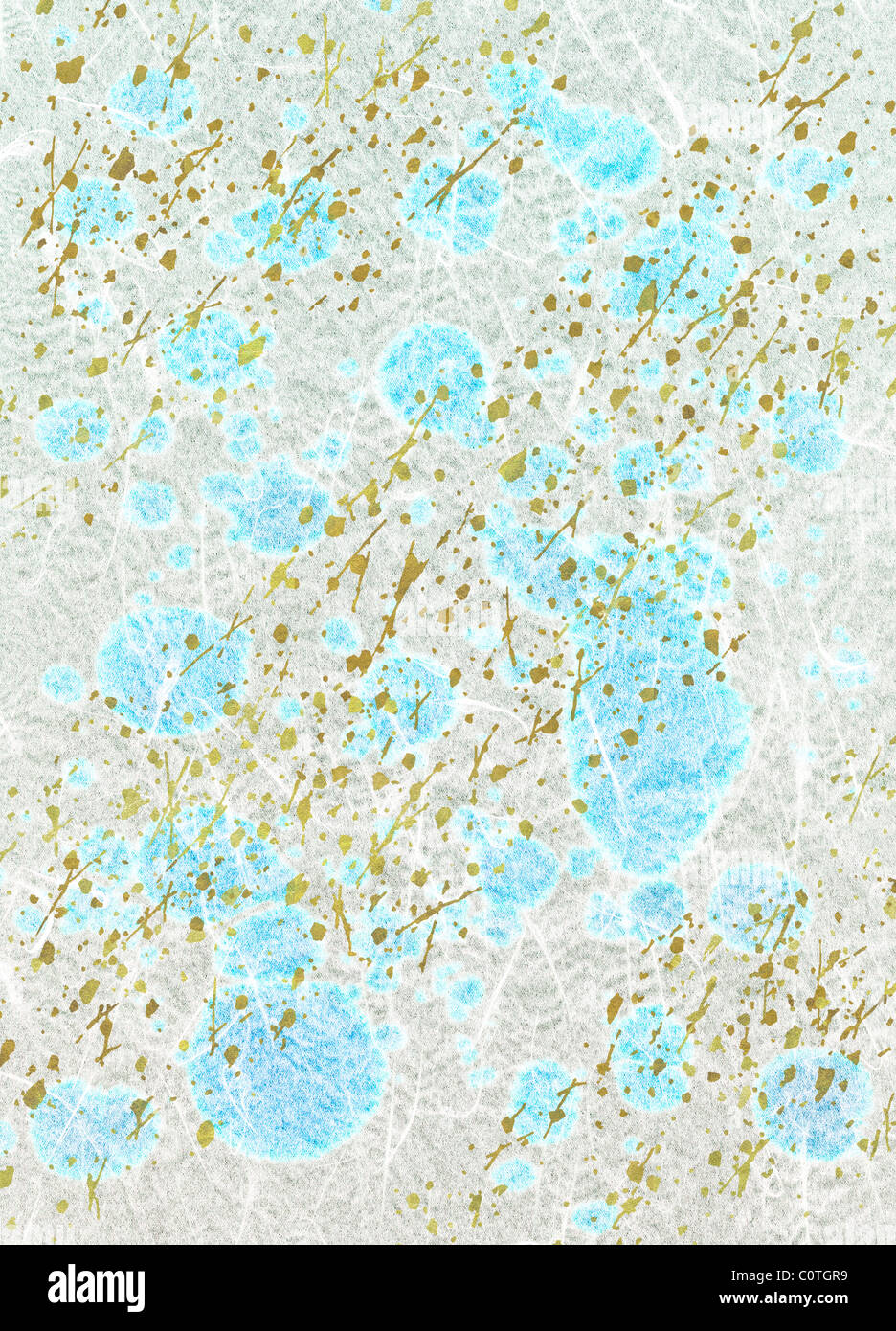 Gold and Blue Splash on Gray Backgrounds Stock Photo - Alamy