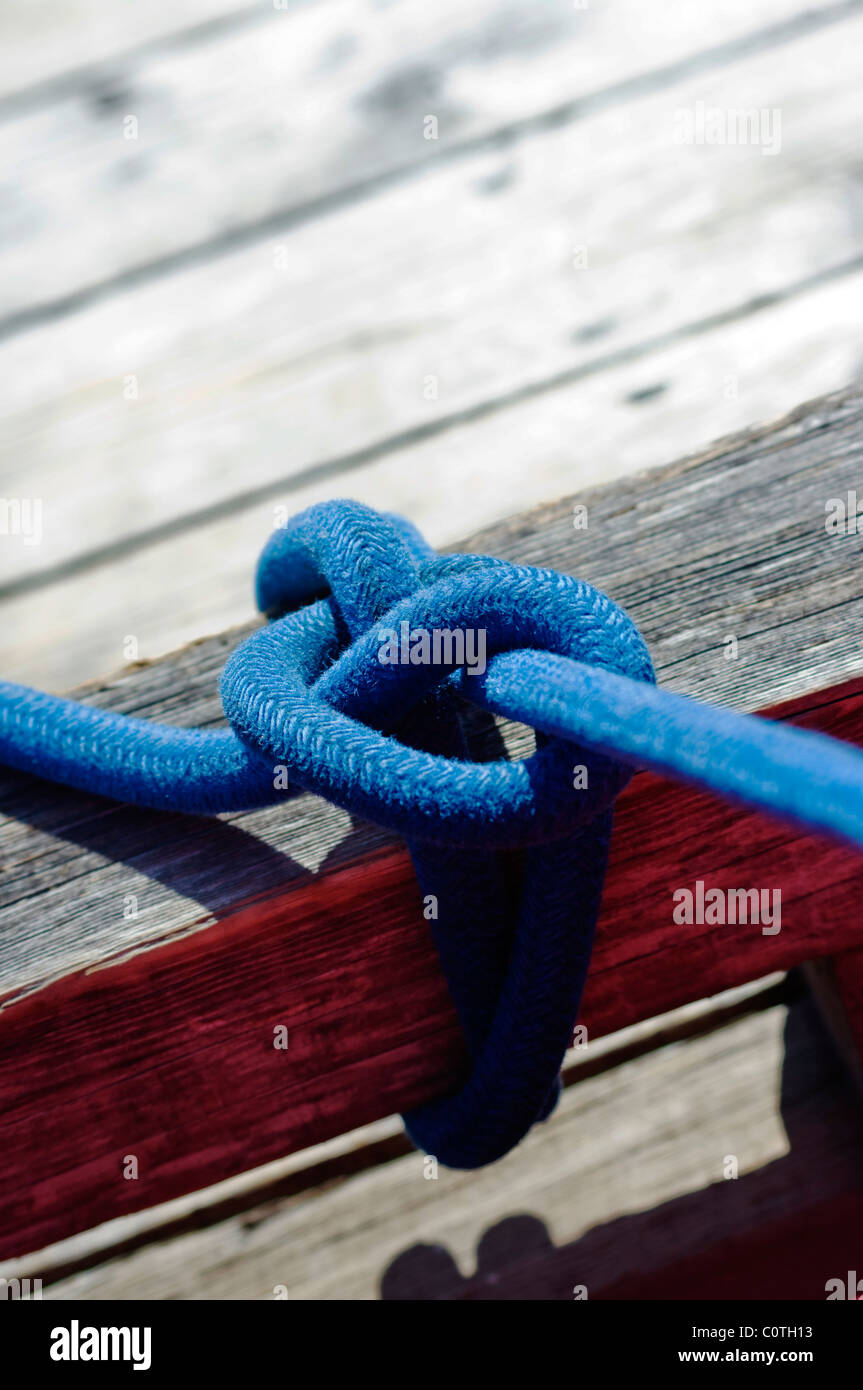 A sailor's knot, close up Stock Photo - Alamy