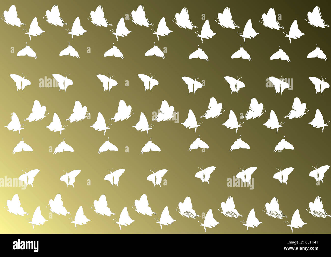 Pattern of Japanese Painting, Butterfly Stock Photo - Alamy