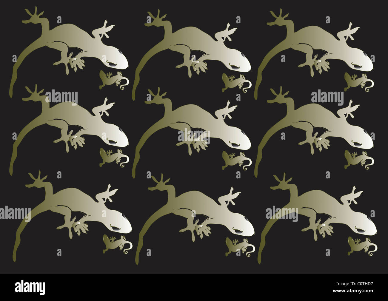 Lizard Painting High Resolution Stock Photography and Images - Alamy