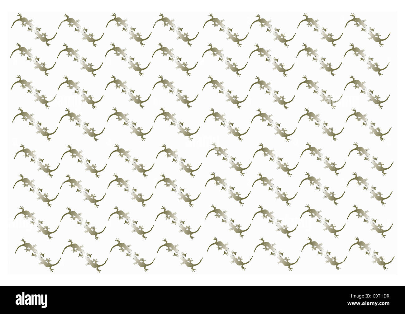 Pattern of Japanese Painting, Lizard Stock Photo - Alamy