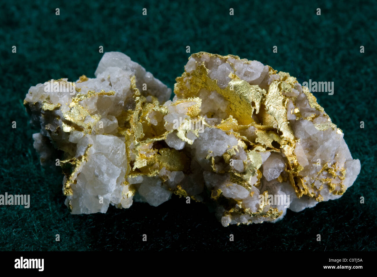 Gold in Quartz Specimen - Little Johnny Mine, Leadville, Colorado USA ...