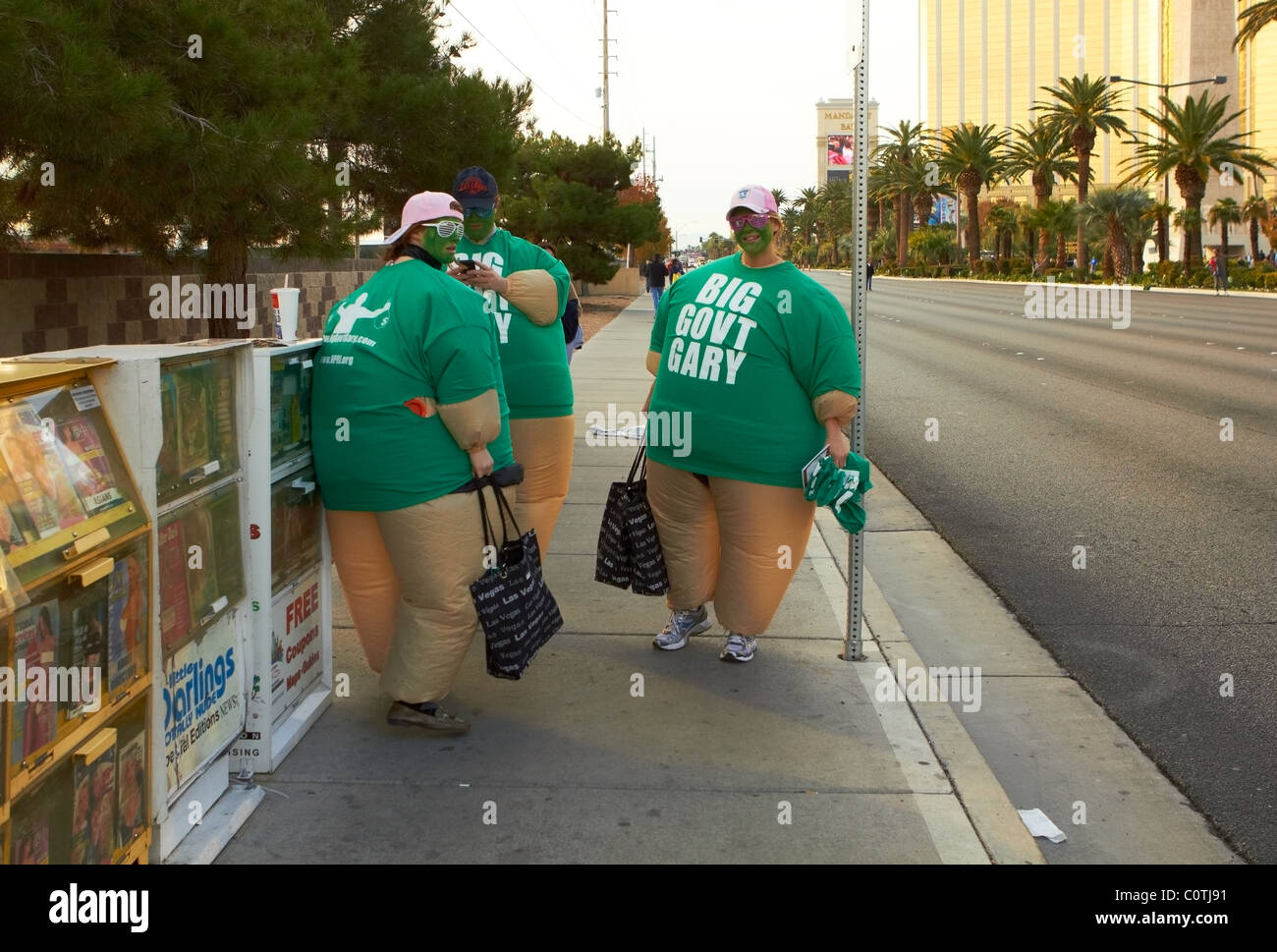 Big Govt Gary - Street actors on The Strip. Las Vegas, Nevada Stock ...