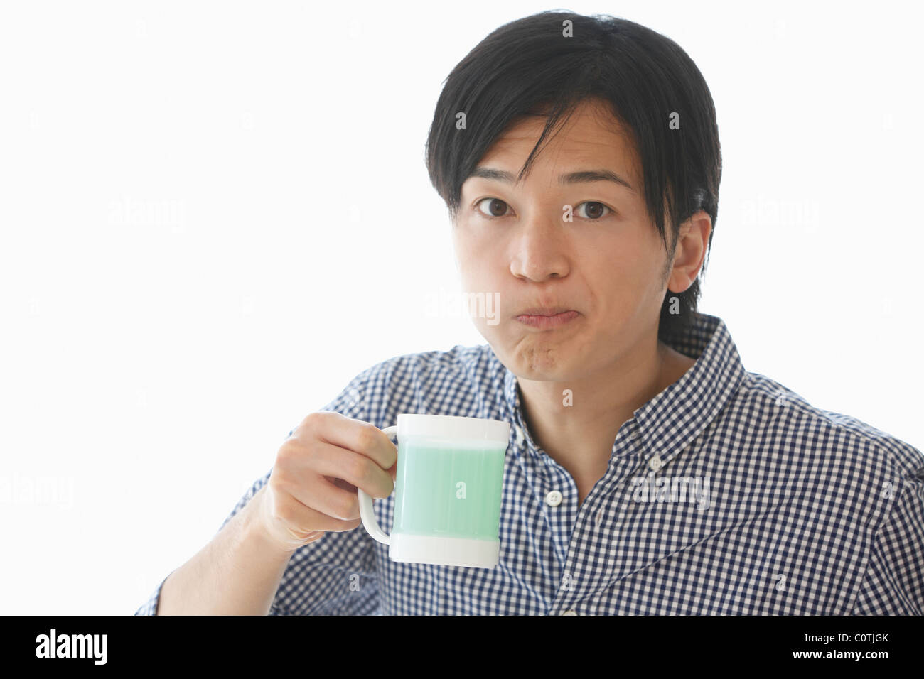 Rinsing the mouth hi-res stock photography and images - Alamy