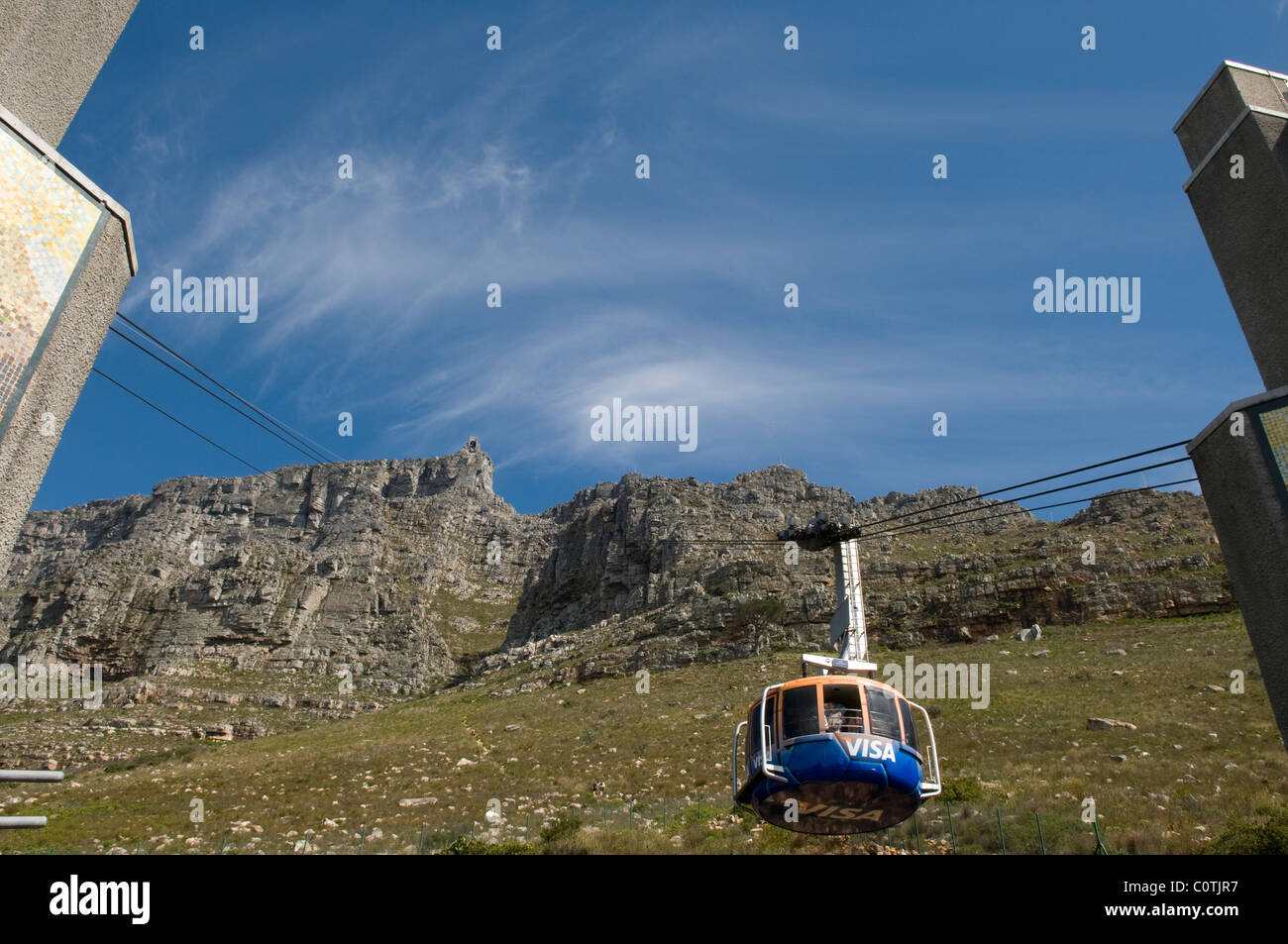 Table Mountain Aerial Cableway, Cape Town, South Africa Stock Photo - Alamy