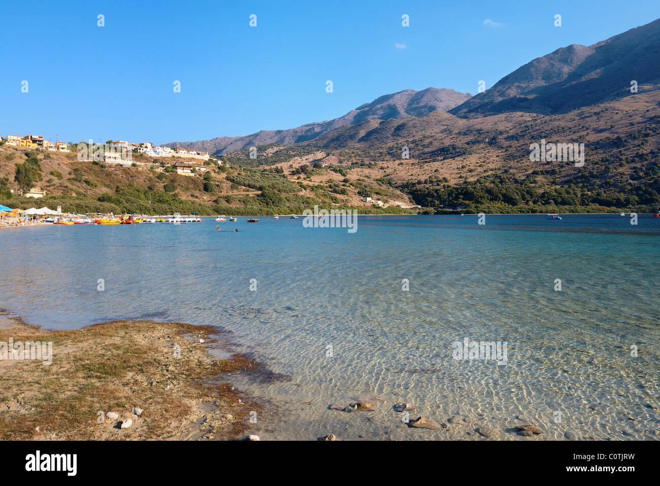 Kournas beach hi-res stock photography and images - Alamy