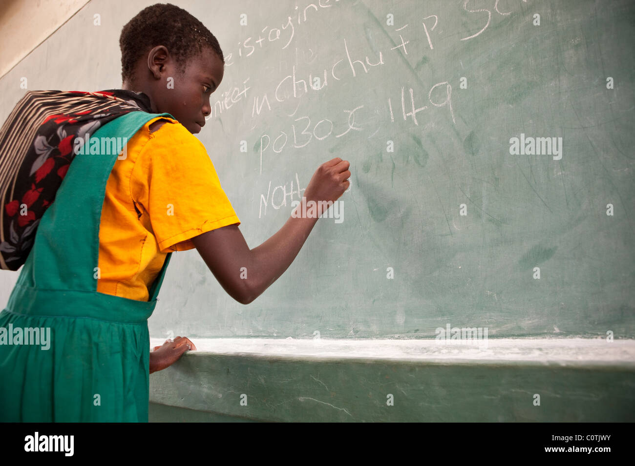 African pupils wearing uniforms hi-res stock photography and images - Alamy