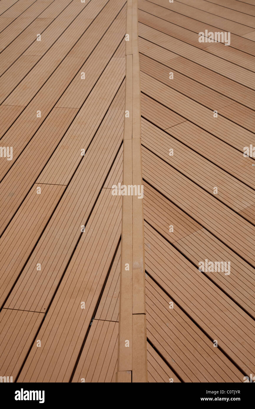 Decking platform around swimming pool made from recycled plastic Kenya ...