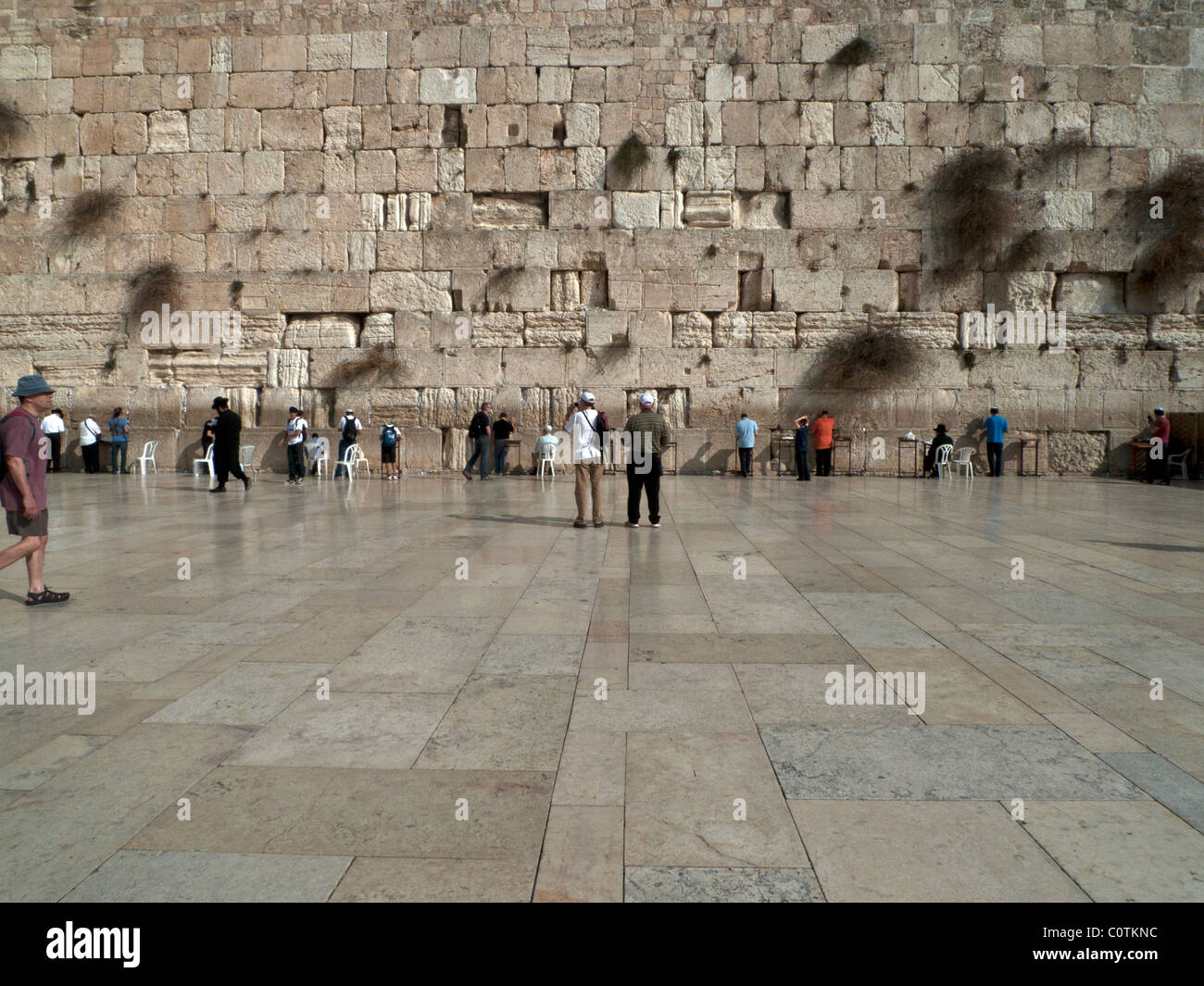 Praying at the Western Wall ,The Wailing Wall ,The Kotel Stock Photo ...
